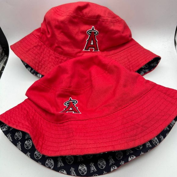 MLB | Accessories | Lot Of 2 Los Angeles Angels Mlb Claim Jumper Restaurants Bucket Hat | Poshmark